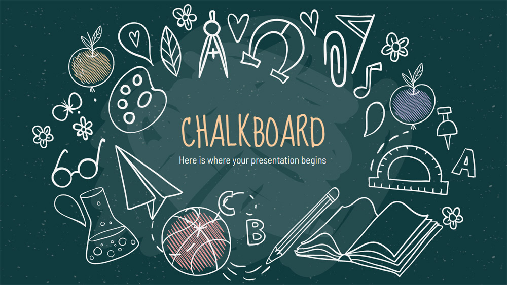 Baixar Chalkboard Background 【GRATUITO】 - PowerPoint e Google Slides ...