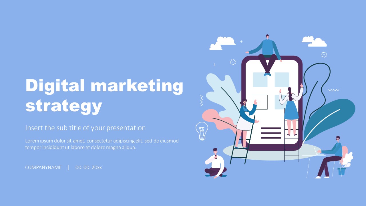 Download Digital marketing strategy 【FREE】 - Powerpoint and Google ...