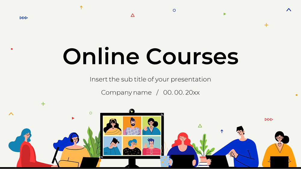 Скачать Online Courses 【БЕСПЛАТНО】 - Слайды PowerPoint и Google ...
