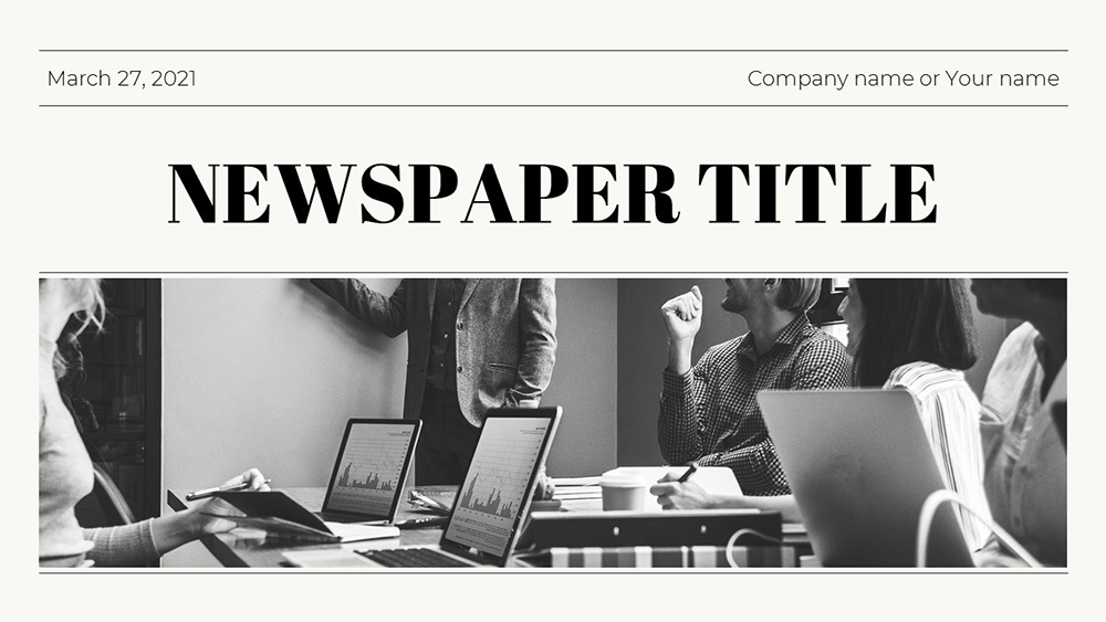 Download Newspaper 【FREE】 - Powerpoint and Google Slides | Slidesacademy