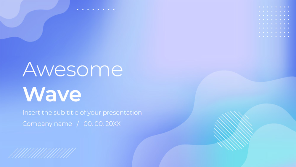 Download Awesome Wave 【FREE】 - Powerpoint and Google Slides | Slidesacademy